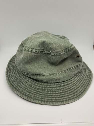 Kids Olive Drab Green Dorfman Pacific Kindercaps Bucket Hat/Cap Childs ...