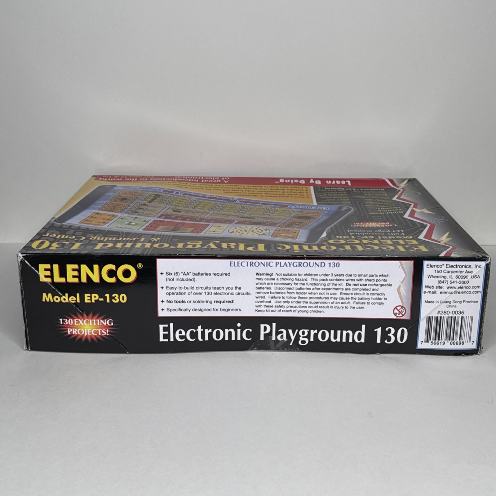 Elenco EP-130 130 in 1 Electronic Playground and Learning Center for ...