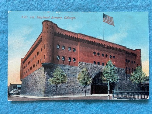 1st Regiment Armory in Chicago Vintage 1913 Postcard | eBay