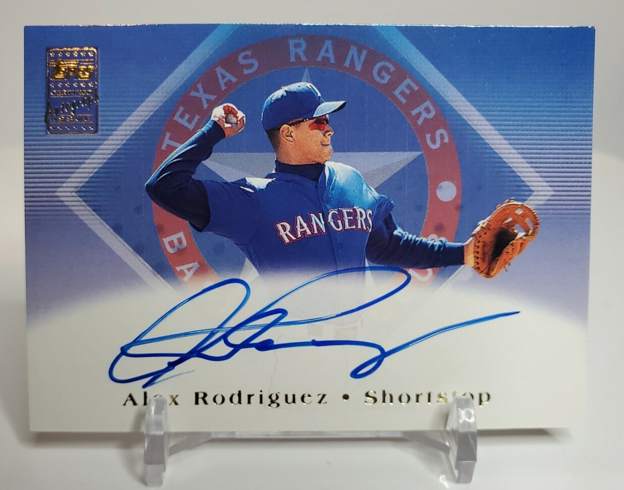2001 Topps Certified Autograph Issue Alex Rodriguez Auto On Card #TA19 ...