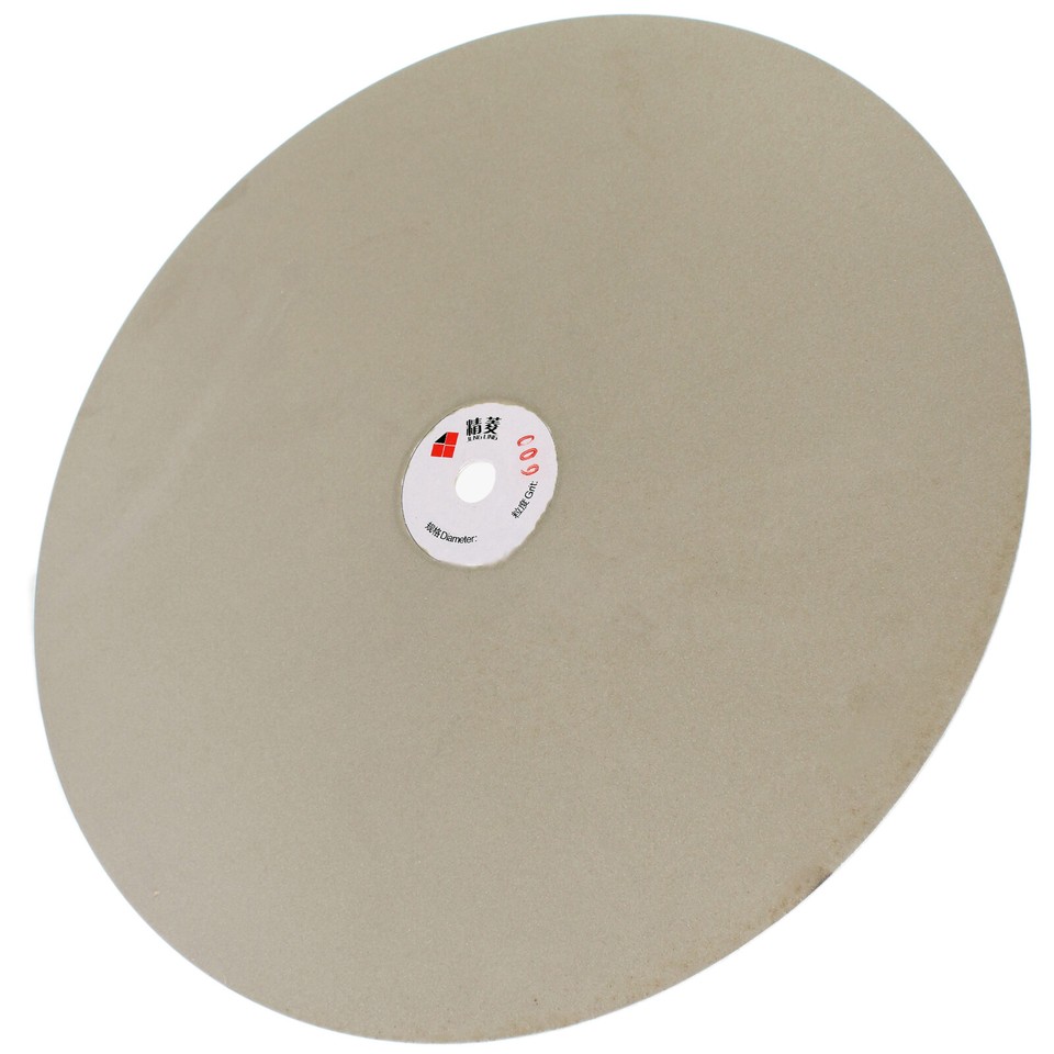 12" inch Diamond Grinding Disc Grit 46-2000 Flat Lap Disk Abrasive ...