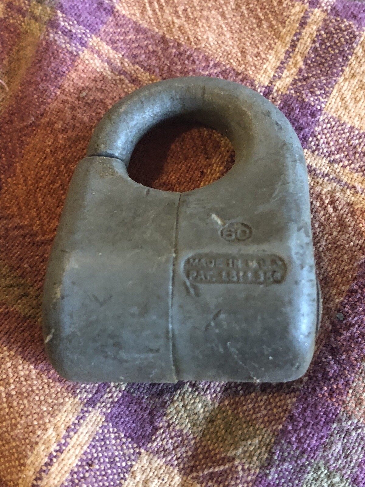 Vintage "Wise" Wiselock Concentric Tube Lock Padlock No Key 60, Made In ...