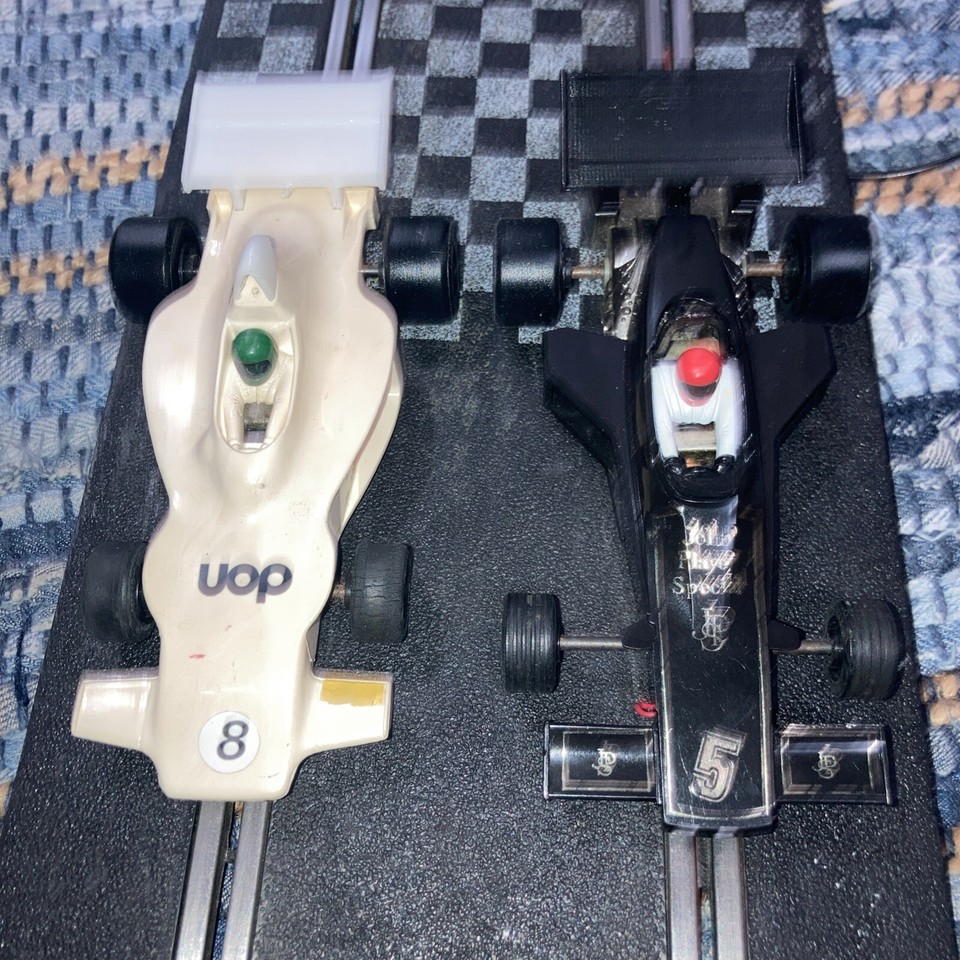 Scalextric Two Vintage Cars C012 UOP Shadow JPS C126 Run great on new ...