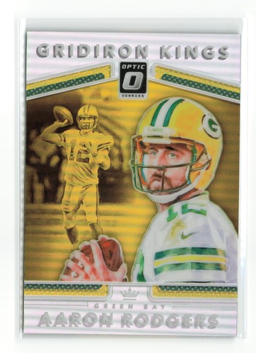 AARON RODGERS #35 2017 PANINI OPTIC PACKERS GRIDIRON KINGS SILVER | eBay