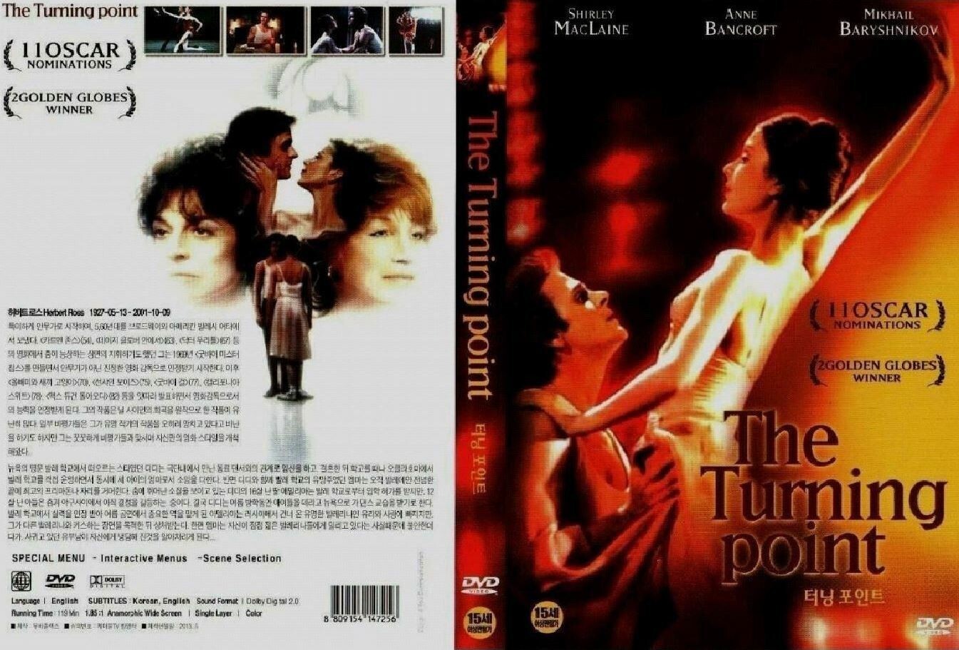 THE TURNING POINT (1977) Shirley MacLaine, Anne Bancroft [DVD] | eBay