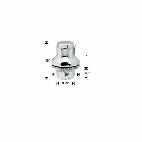 4 12x1.5 Chrome Factory OE Mag Wheel Lug Nut Locks Toyota Prius Camry ...