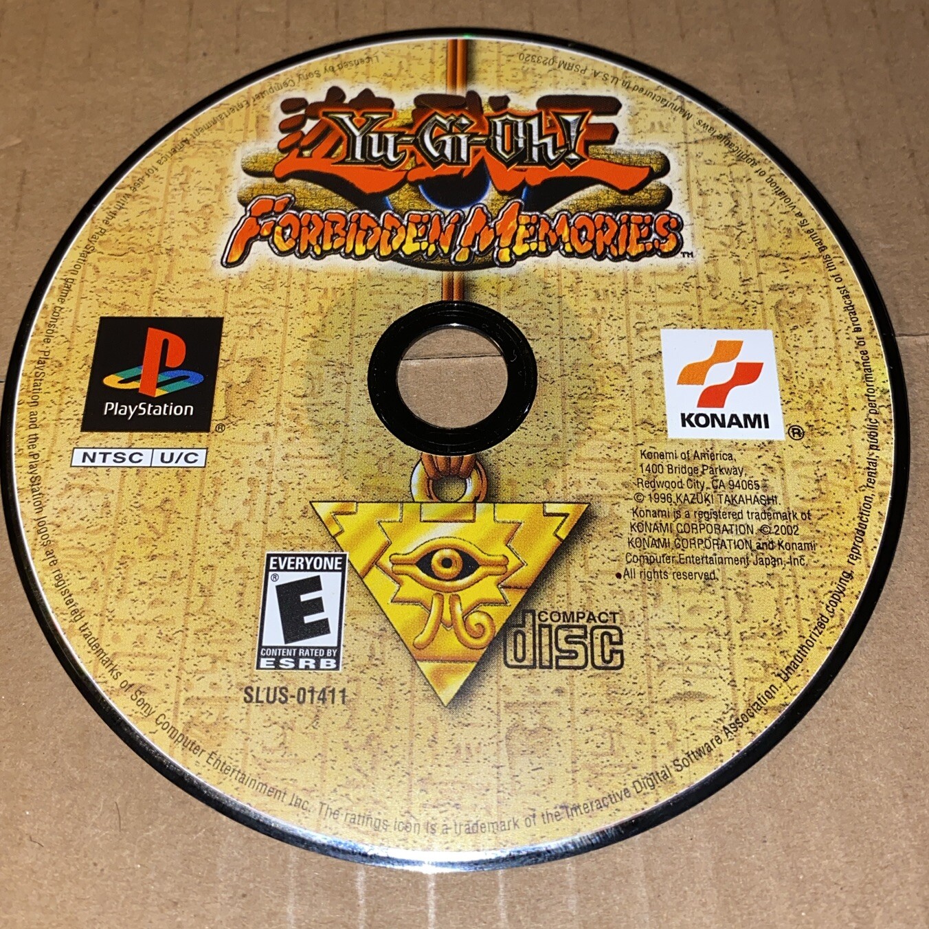 Yu-Gi-Oh Forbidden Memories (Sony PlayStation 1, 2001) PS1 PSOne PSX 2 ...