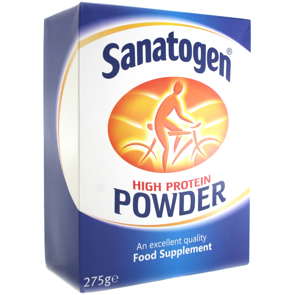 Sanatogen High Protein Powder Food Supplement 275g Box No artificial ...