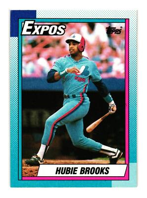 1990 Topps #745 Hubie Brooks Montreal Expos | eBay