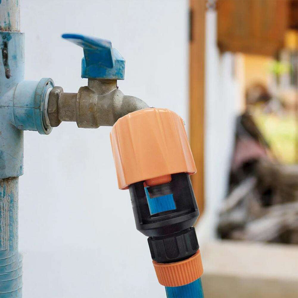 Universal Tap To Garden Hose Pipe Connector Mixer Kitchen Tap Adapter Orange | eBay UK