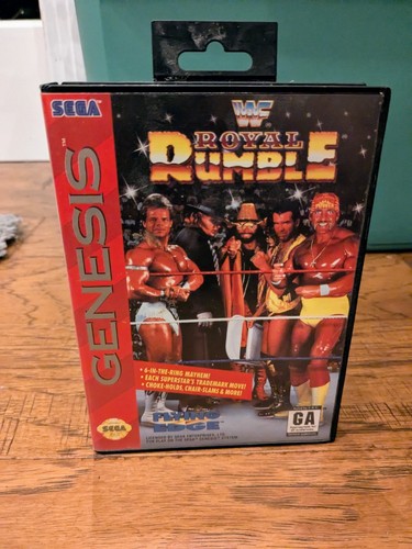 WWF Royal Rumble Sega Genesis, 1993 Complete CIB Tested Good Original ...