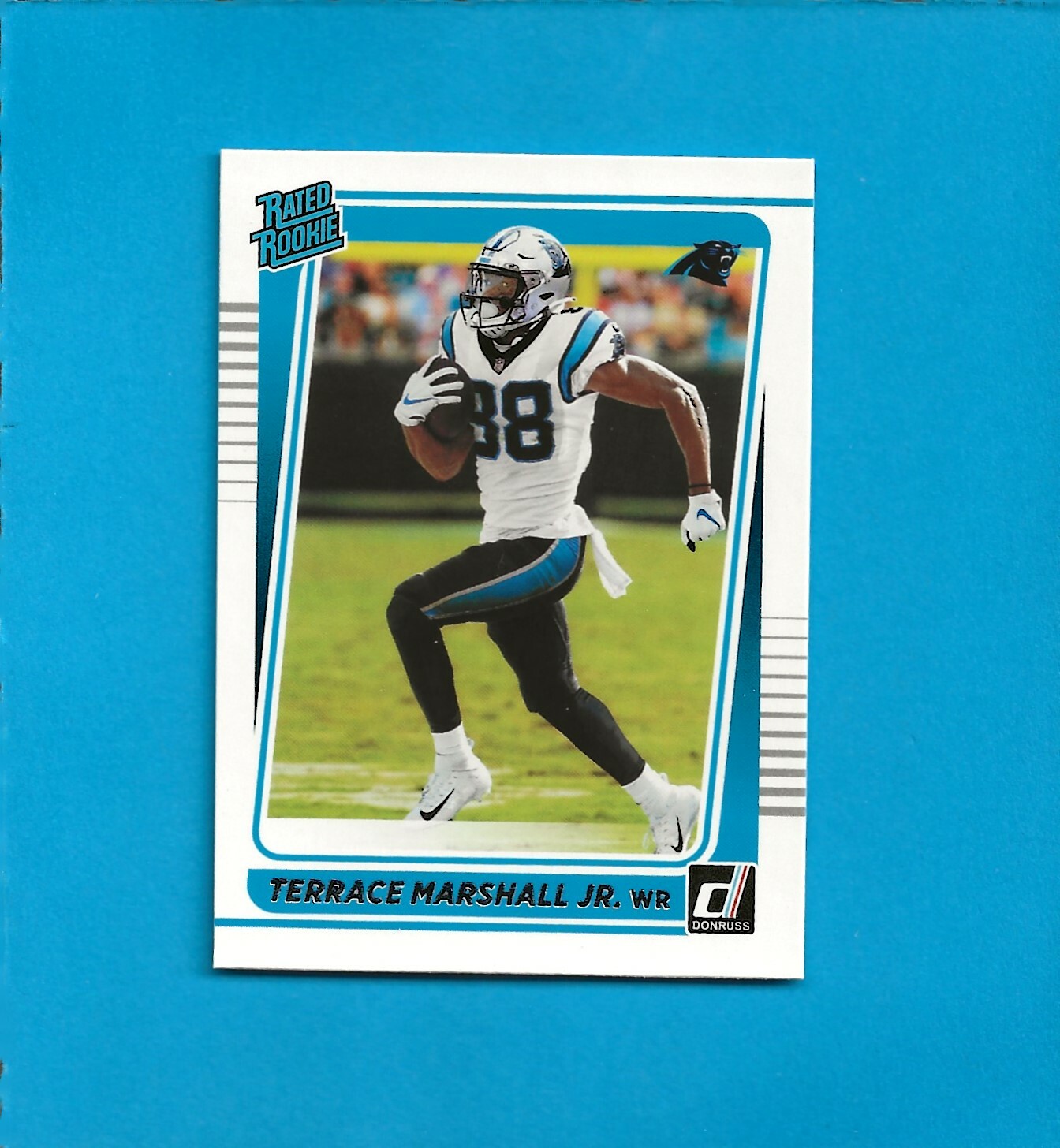 2021 Panini Donruss Rated Rookie #266 Terrance Marshall Jr. RC Carolina ...