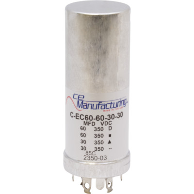 Capacitor, CE Mfg., 350V, 60/60/30/30 µF | eBay