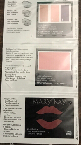 MARY KAY COLOR CARDS SET of 2 (10 Cards) NEUTRALS NEW & SEALED FREE ...