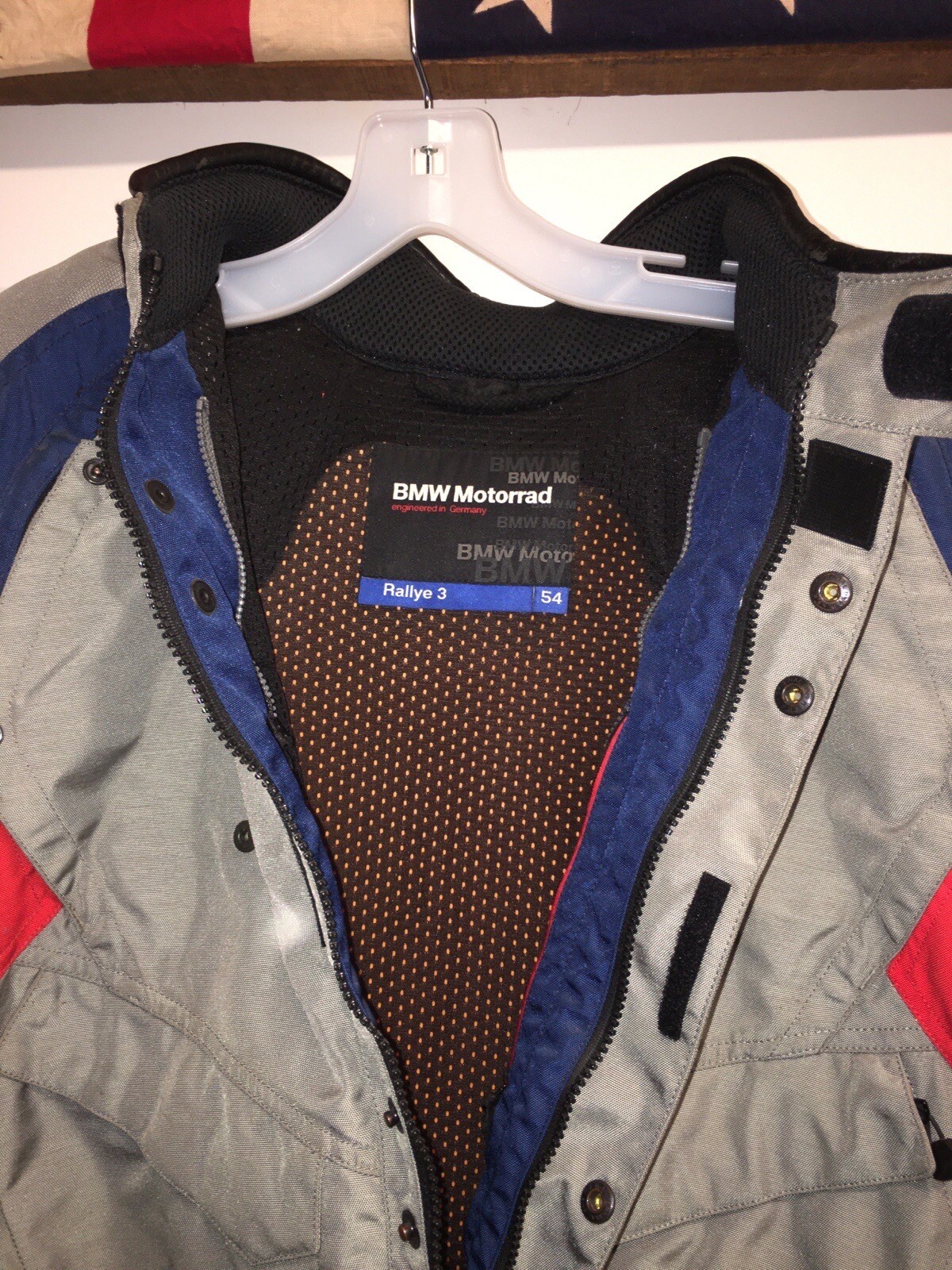 Pro 3 BMW Motorrad Rallye Grey & Blue Jacket Motorcycle/Motorbike ...