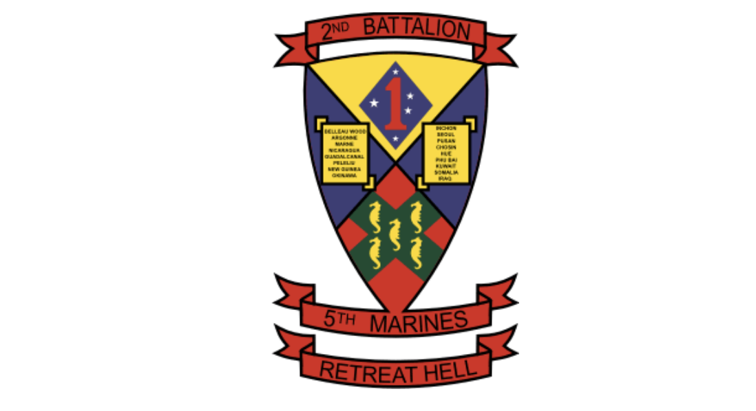 4" us marine corps 2nd battalion 5th marines retreat hell sticker decal ...
