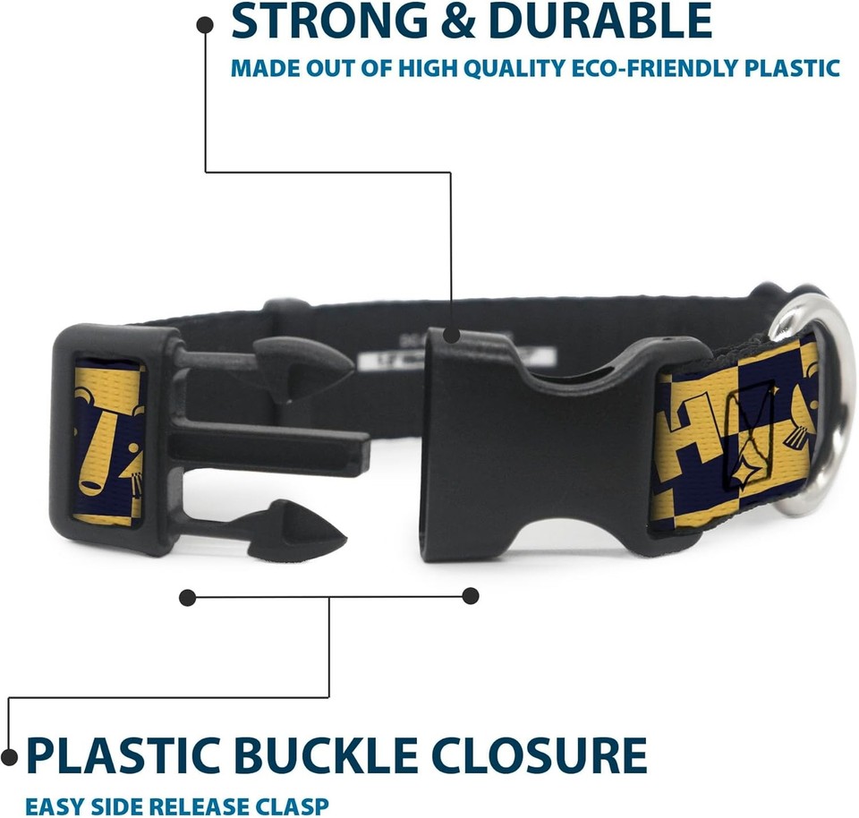 The Wizarding World of Harry Potter Pet Collar, Dog Collar Plastic ...