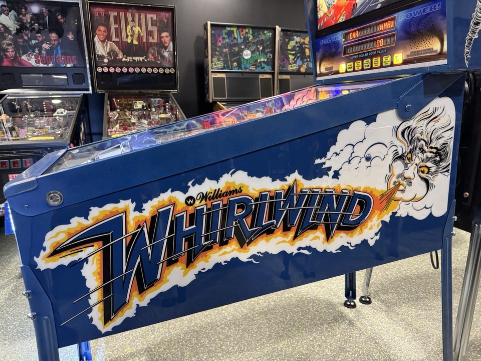 Whirlwind Pinball Machine Williams 1990 Orange County Pinballs FREE ...