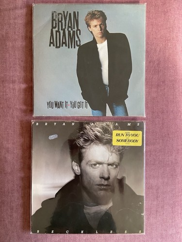Bryan Adams lot de 2 albums vinyles 33 tours (2 original vinyl LPs ...