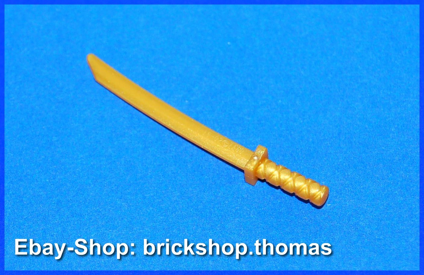 Lego Schwert Samurai Ninjago Ninja Katana gold - 30173b - Weapon Sword ...