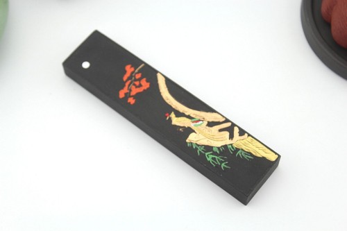 62g Fineness Pine Soot Ink Stick Hukaiwen Brush Calligraphy Painting ...