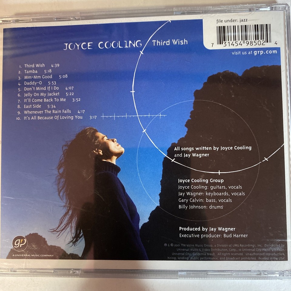 Joyce Cooling - Third Wish (CD 2001 GRP) Smooth Jazz Near MINT! -BBB | eBay
