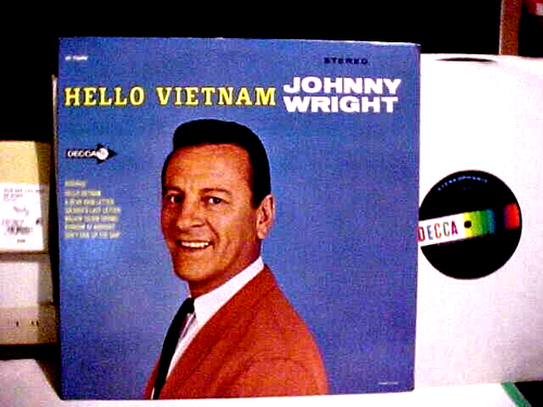 Johnny Wright Hello Vietnam Vinyl LP Decca Records dl 74698 NM- | eBay