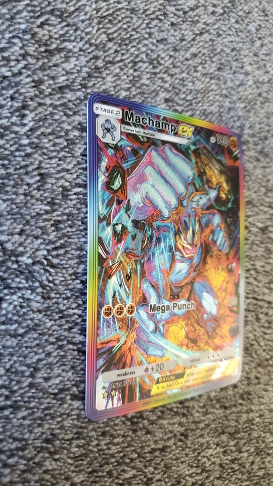 ~ ART CARD ~ Pokemon Pocket TCG Machamp EX Illustration Immersive ...