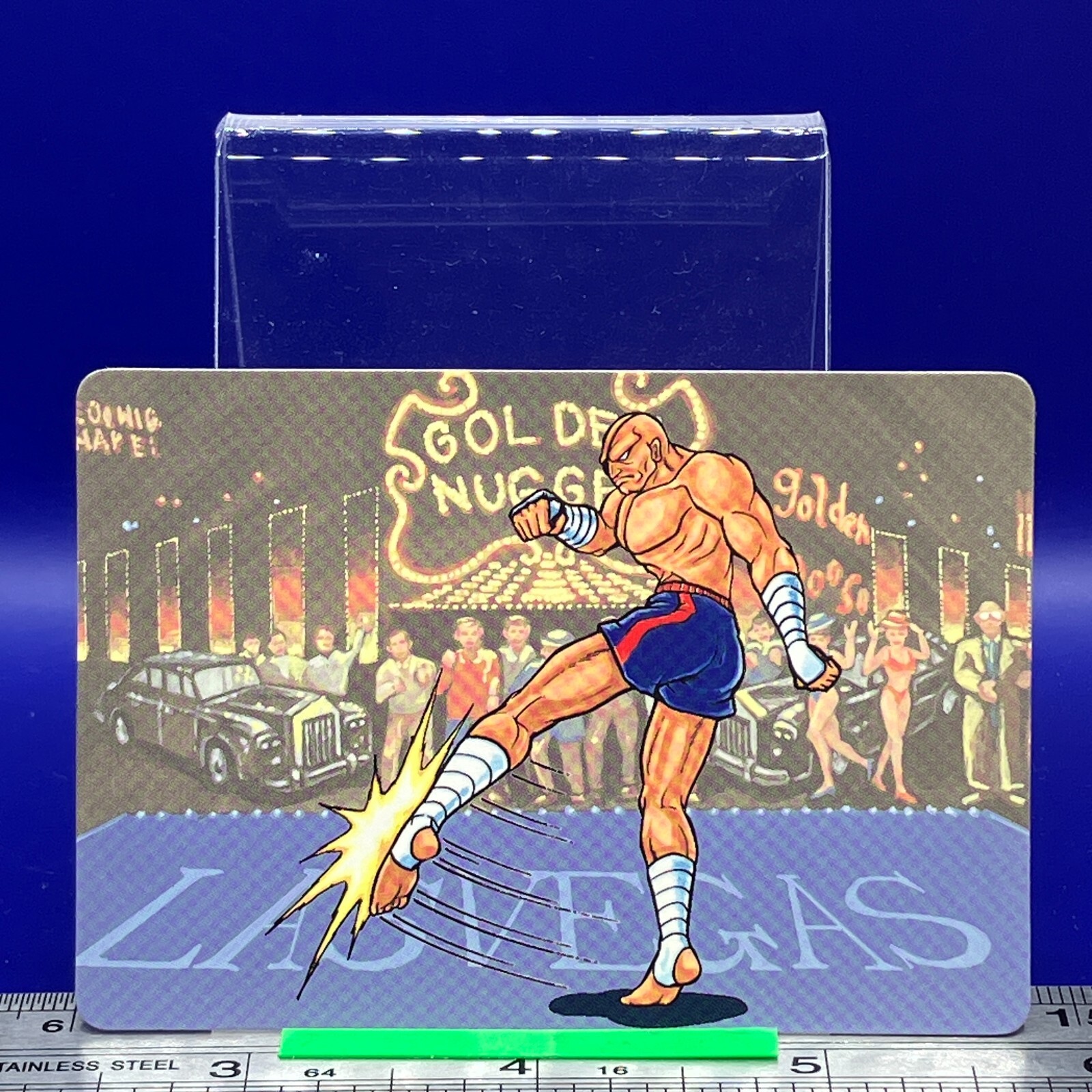 Sagat Street Fighter Carddass Super Barcode Wars Card TCG Japanese #13 ...