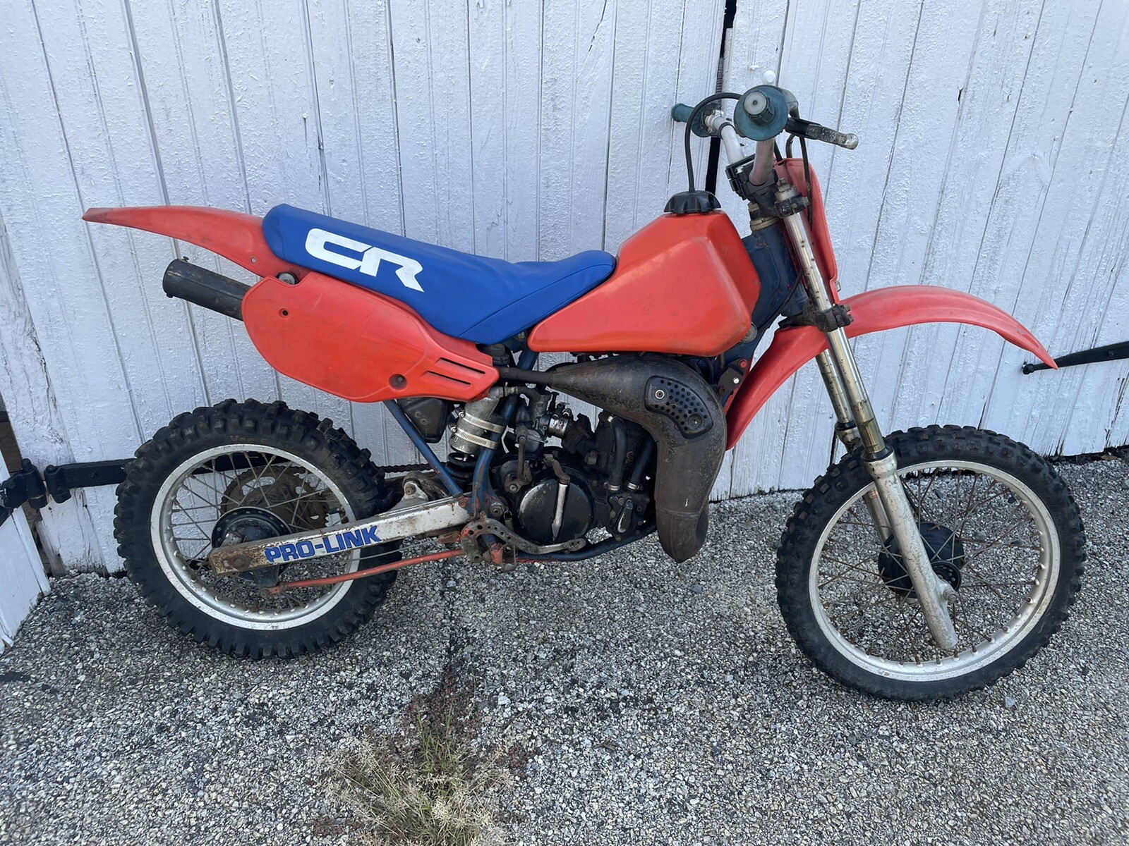 1985 Honda CR80 CR 80 left side plastic plastics panel Cover | eBay