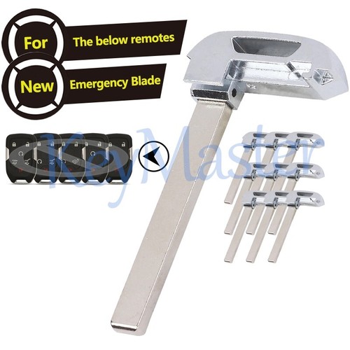 10 X Uncut Insert Emergency Key Blade for Chevrolet Suburban Tahoe for ...