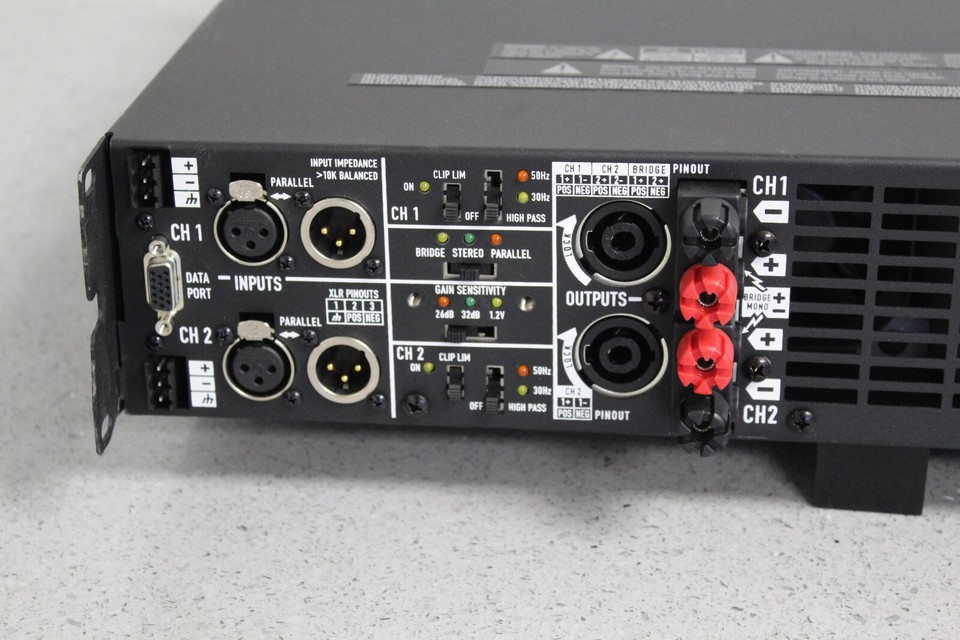 QSC PL-340 Powerlight 3 4000watt Professional Audio Power Amplifier ...