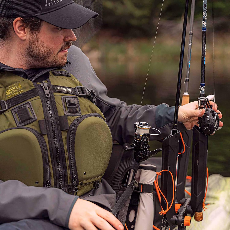 - Rocket Launcher Rod Holders - Adjustable 3 Rods Holder Fishing Poles ...