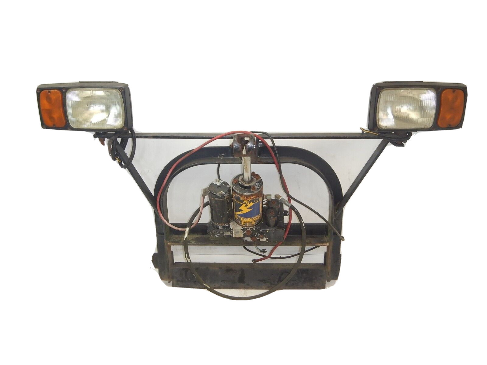 Snow Plow Full Size Front End Lift Light Lamp Bar Frame Meyer E47 Pump ...