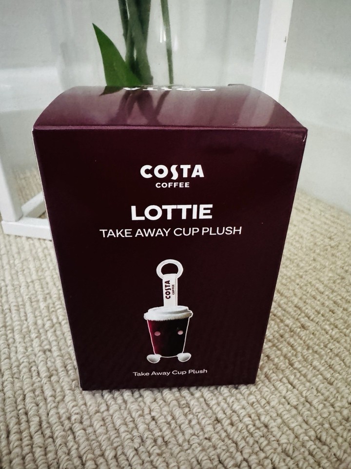 Costa Coffee Lottie Take Plush Toy Takeaway Cup Keyring Bag Charm ...