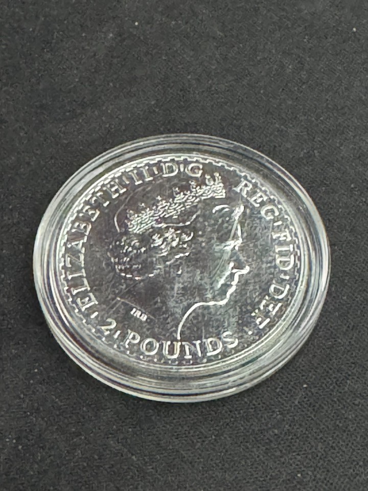 2015 Great Britain £2 Britannia 1 oz .999 Fine Silver Coin BU - in coin ...