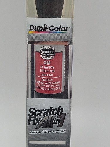 NIP DUPLI-COLOR SCRATCH FIX ALL IN 1 AUTO TOUCH UP FOR GM BRIGHT RED | eBay
