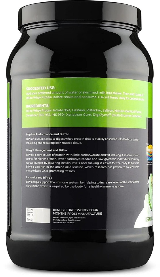Nutrition Planet BiPro Whey Protein Isolate Choose Size & Flavour | eBay