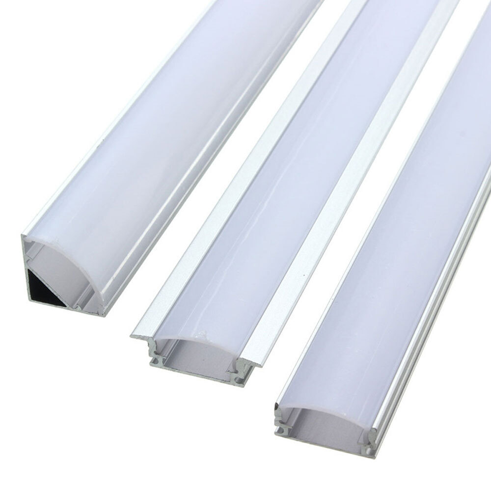 10 Metre LED Strip Tape Extrusion Trunking Profile Surface Recessed ...