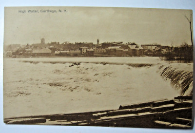 1916 High Water, Carthage, N.Y Postcard | eBay