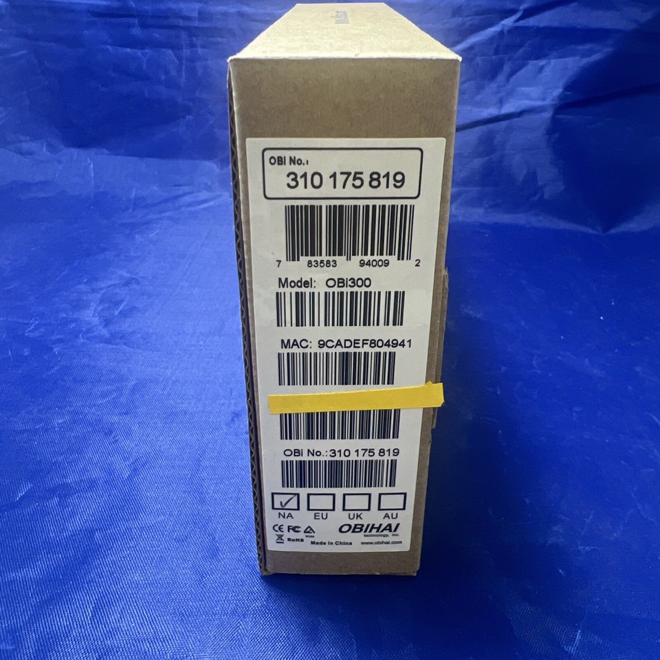 Obihai Obi 300 Voice Adapter USB 1 FXS ATA w/ AC Adapter/OPEN BOX | eBay