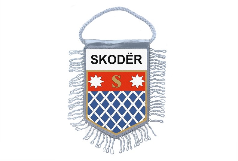 Mini banner flag pennant mirror cars country banner shkoder albania ...