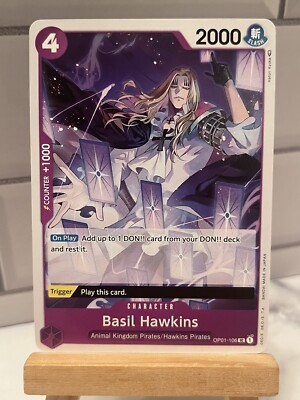 Basil Hawkins - OP01-106 - Uncommon - English - One Piece TCG OP-01 | eBay