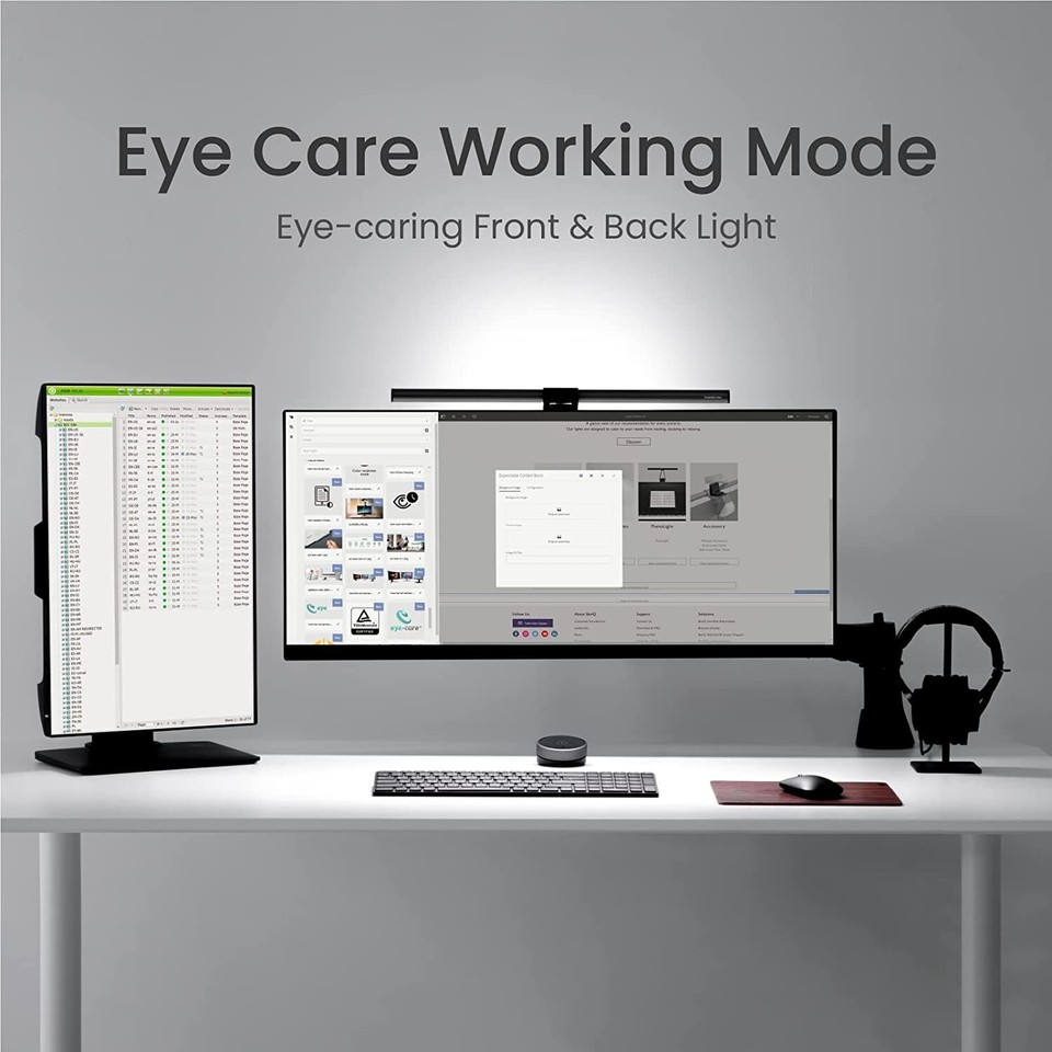 BenQ ScreenBar Halo LED Monitor Light with Smart Wireless Controller | eBay