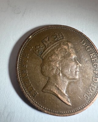 1985 Very rare,valuable,collectable Two Pence 2p coin 1985 Very RARE ...