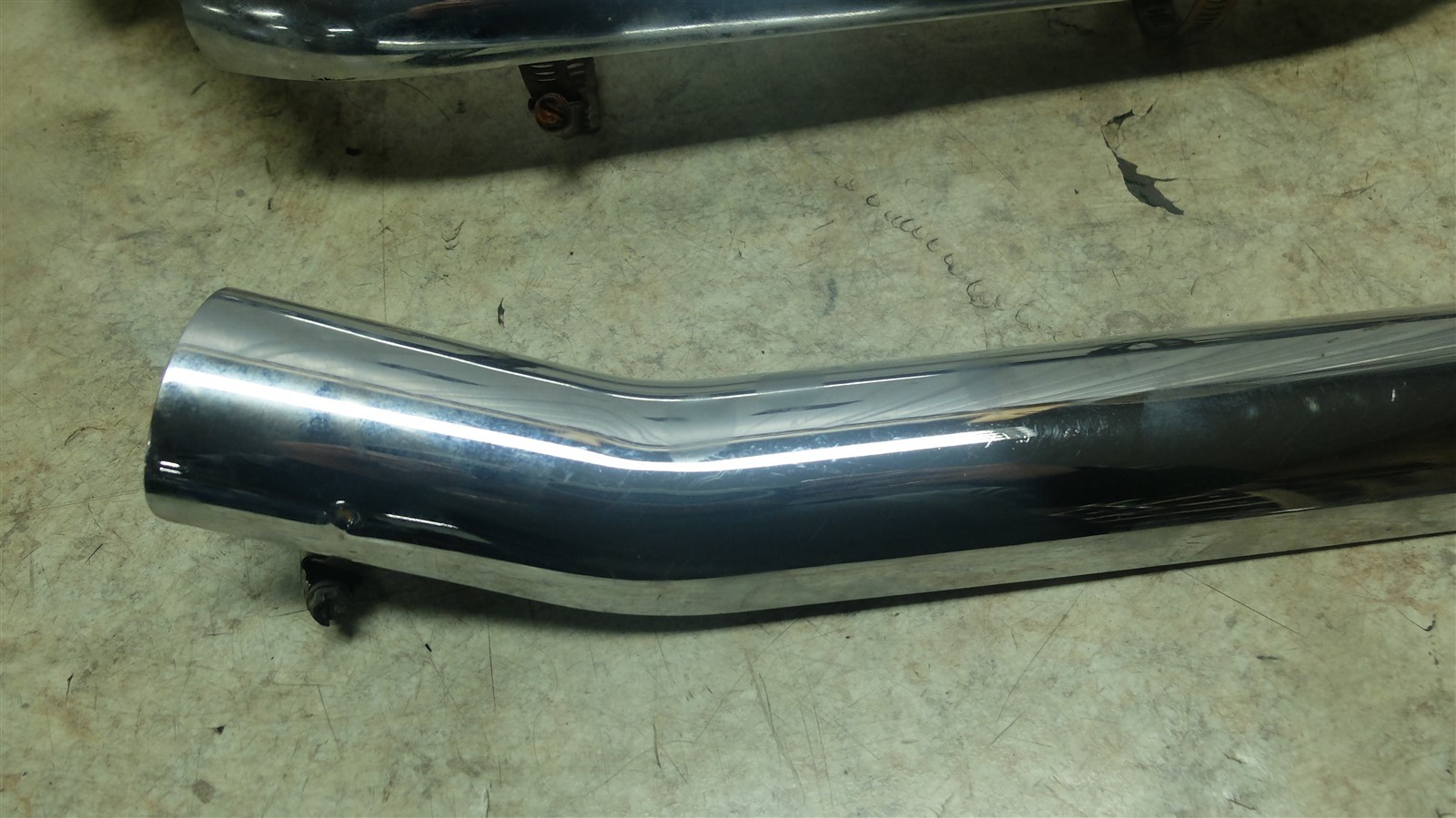 01 Harley Davidson FLSTFI Fat Boy Fatboy Muffler Exhaust Cover Guard ...