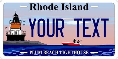 Rhode Island Lighthouse Personalized License plates Auto Bike ...