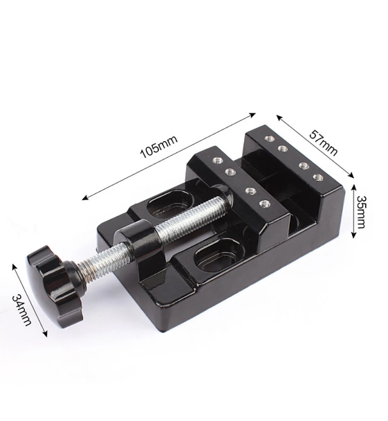 Black Jaw Bench Clamp Mini Flat Clamp Table Jaw Drill Press DIY Hand ...