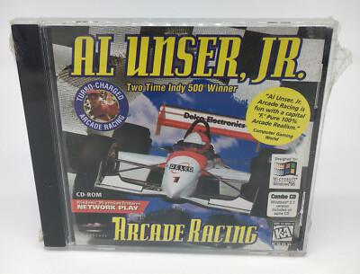 Al Unser Jr. Arcade Formula One Racing PC CD-ROM 1997 game Windows 95 ...