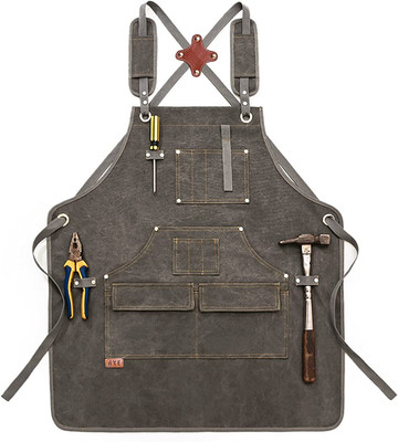 Tool Apron Woodworking Shop Apron Waxed Canvas Tool Apron Heavy Duty ...